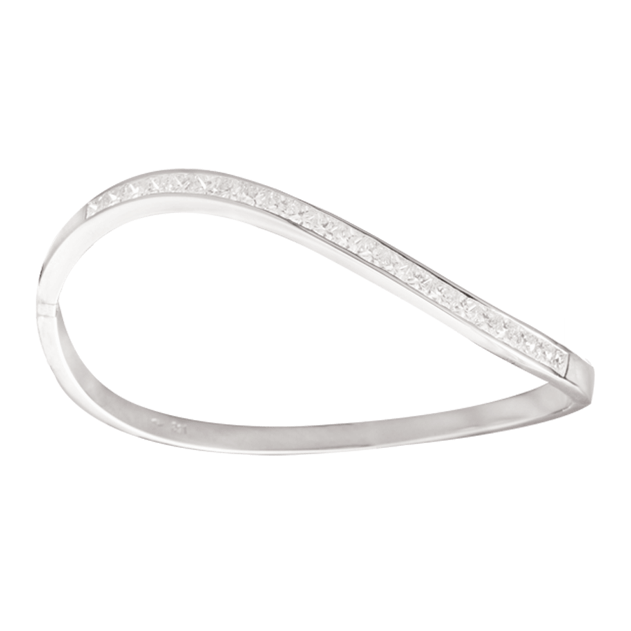 "Dyna" Diamond Bangle - On Cheong Jewellery