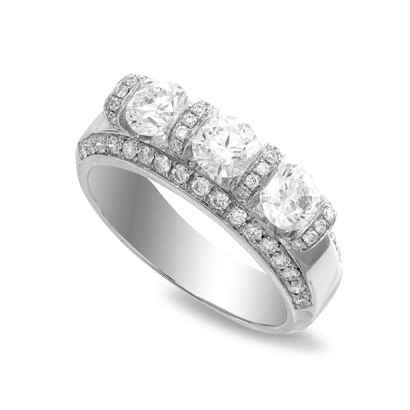 Trinity Diamond Ring - On Cheong Jewellery