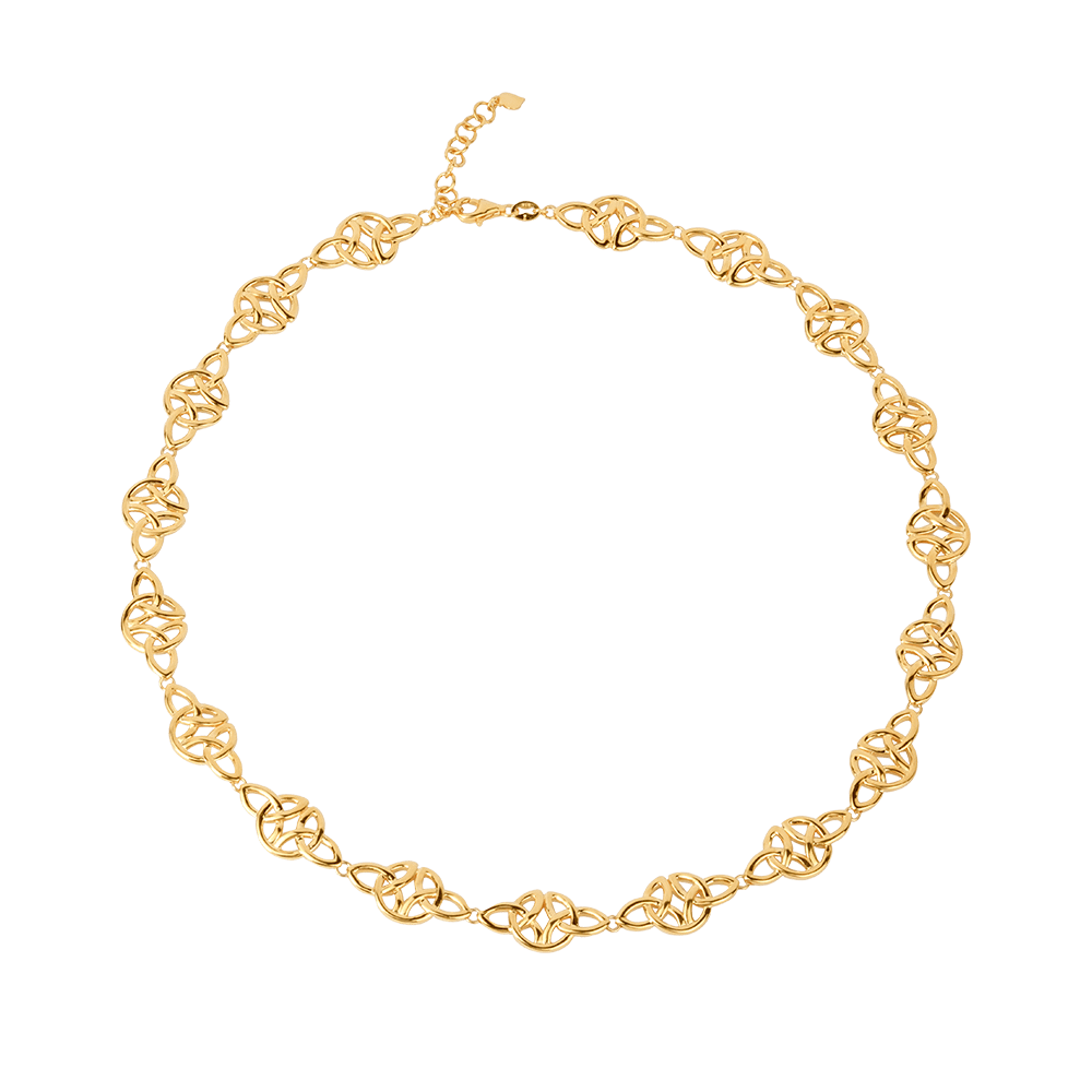 916 Gold Si Dian Jin Designer Series: Transverse Necklace - On Cheong Jewellery