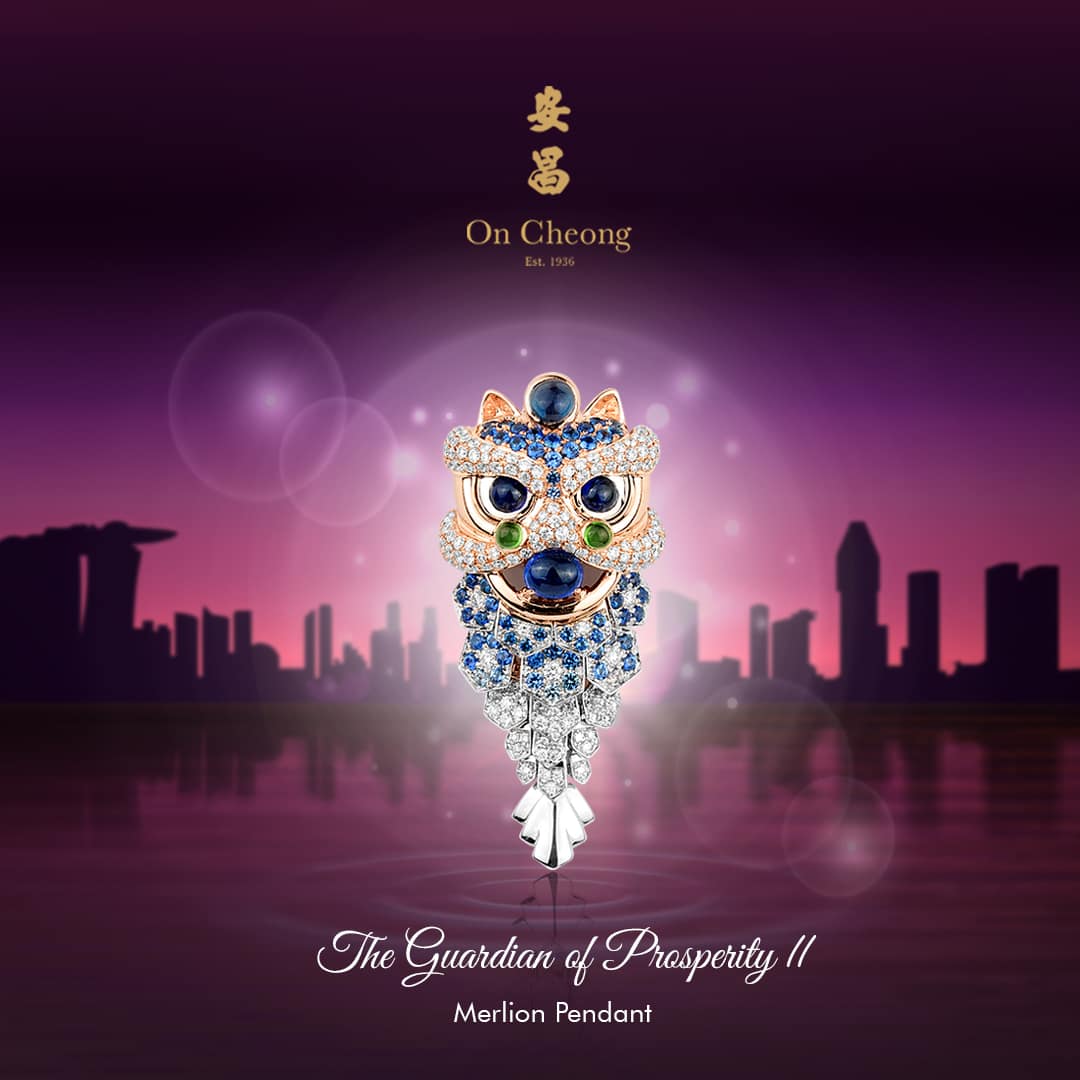"The Guardian of Prosperity II" Merlion Pendant Series - On Cheong ...